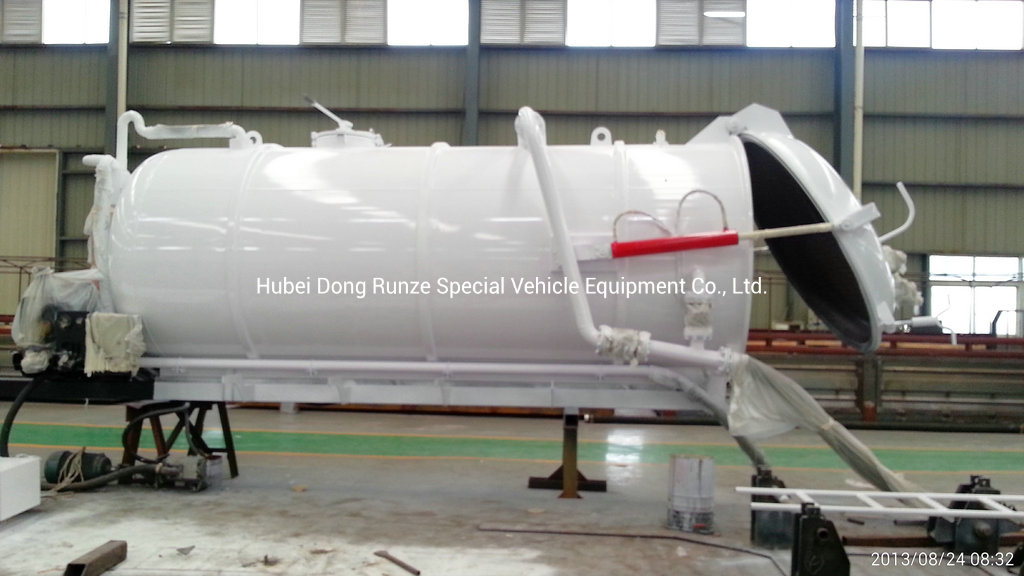 Customizing Emptying Slurry Vacuum Tanks Body Upper SKD for Suction ...