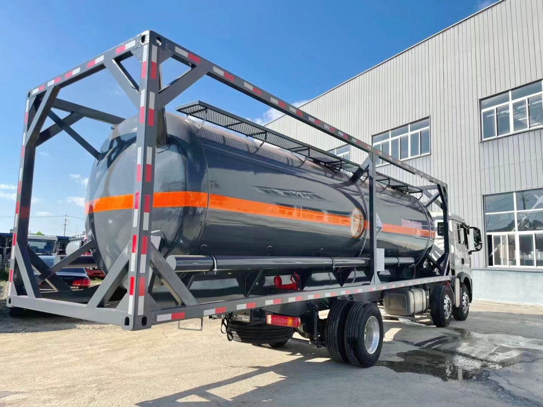 30FT Chemical Liquid Tank Container for Hydrochloric Acid HCl, Caustic ...