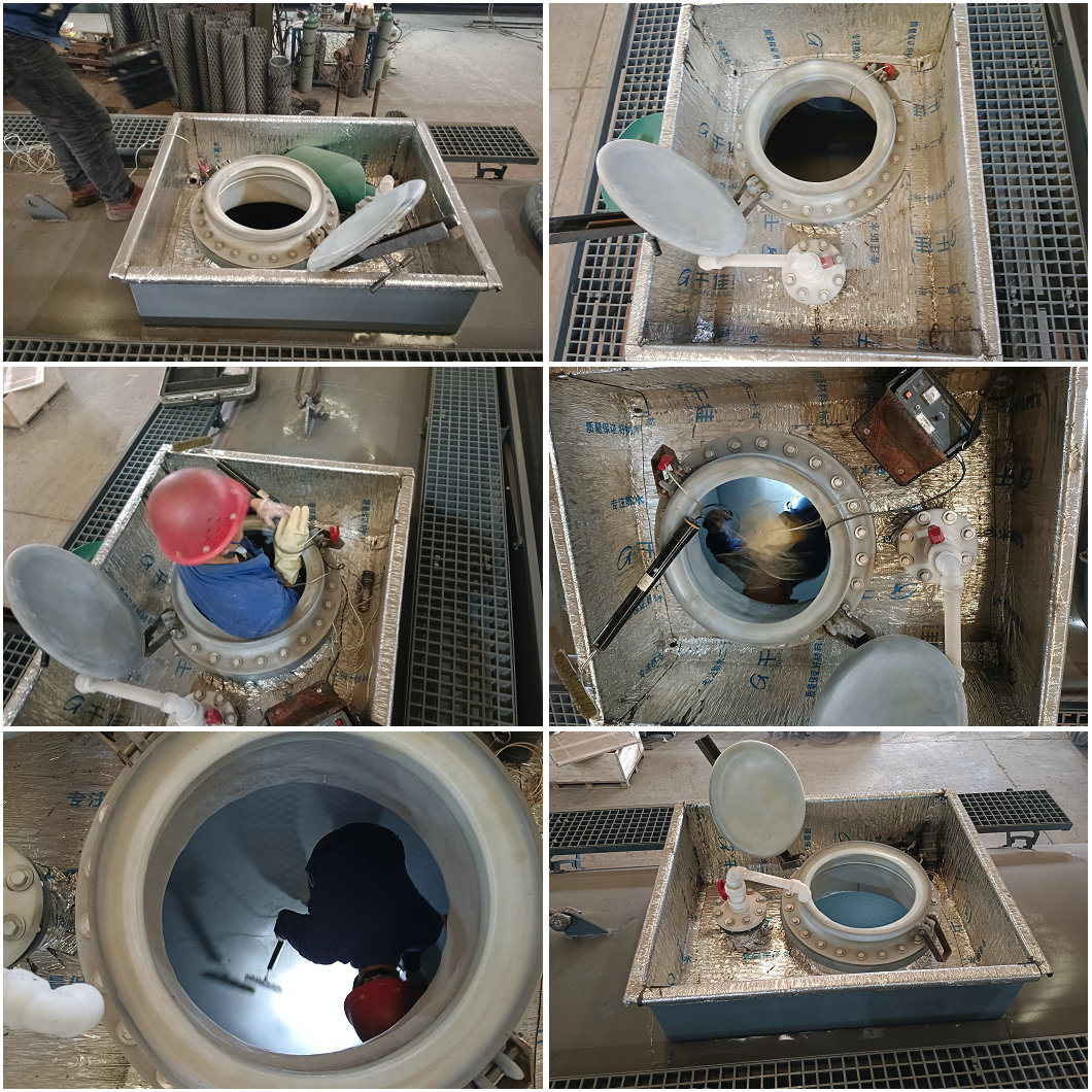 Lined PE 6604 Gallon Sodium Hypochlorite Storage Transportation Tanks ...