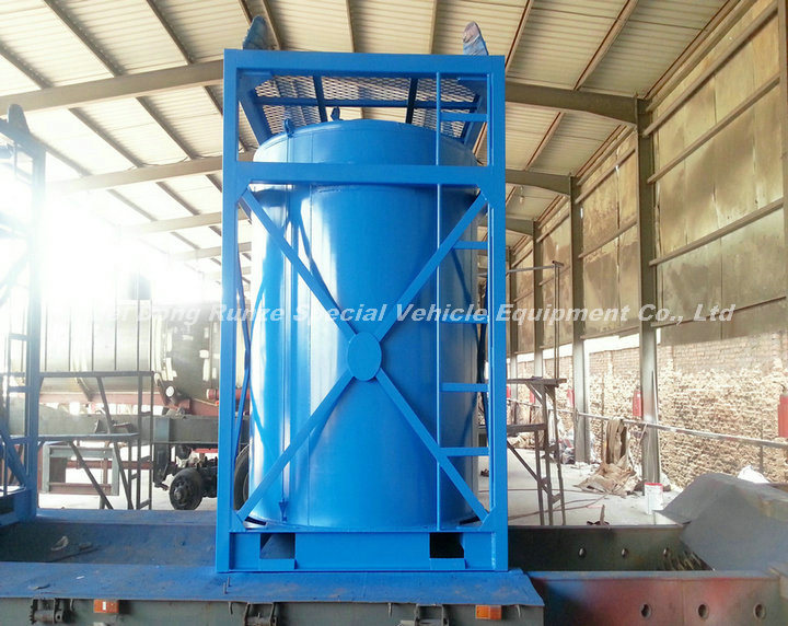 Hydrofluoric Acid Portable IBC Tank Container 5cbm-10cbm Steel Lined ...