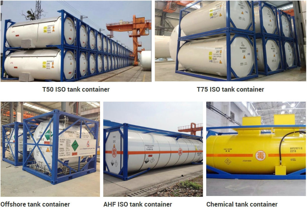 LNG, Lch4, LC2h6, LC2h4 Un Portable Tank ASME ISO Tank Container (42K7 ...