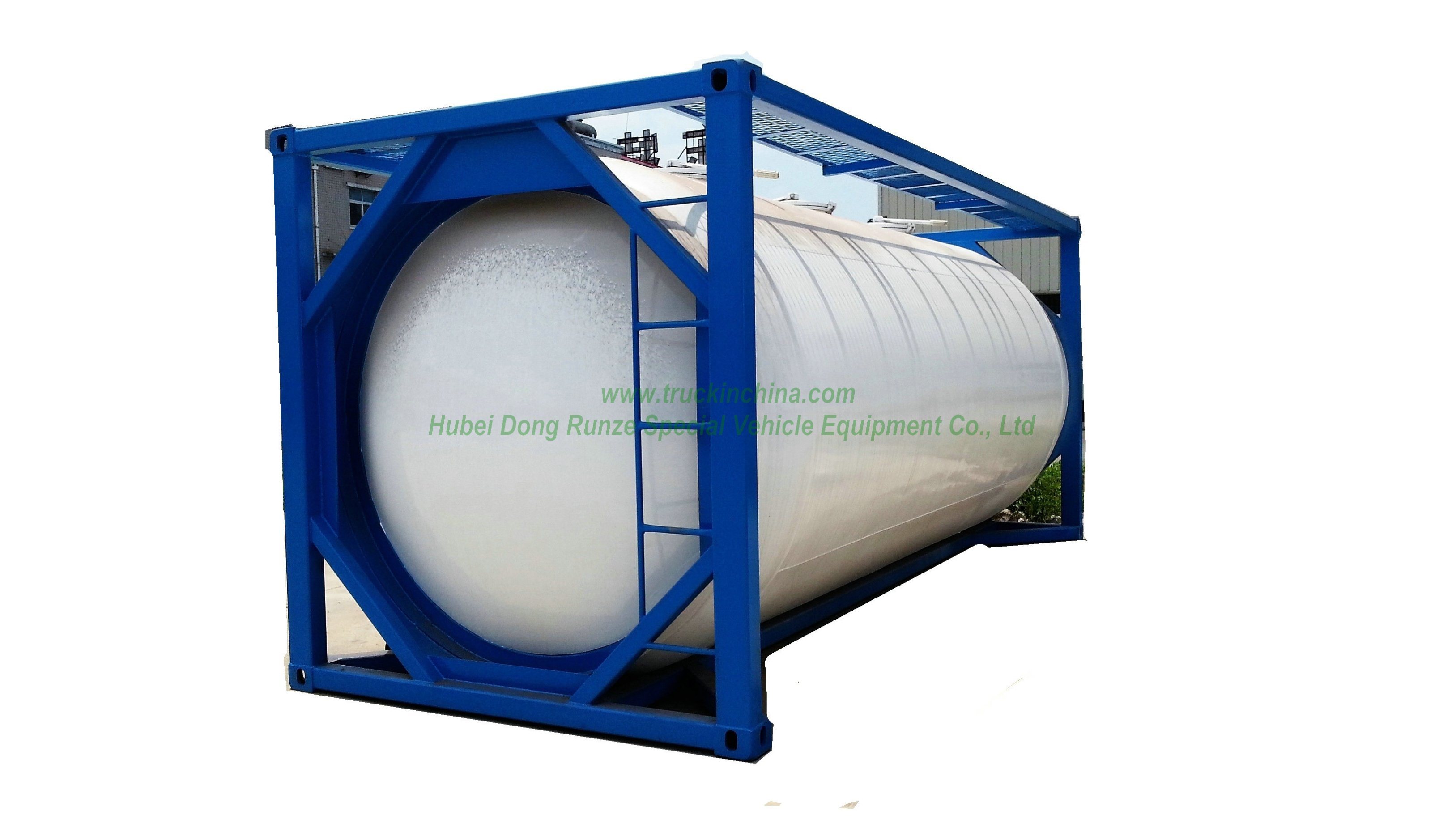 Bulk Cement 20FT ISO Tank Container - Buy Cement Tank Container, Bulk ...