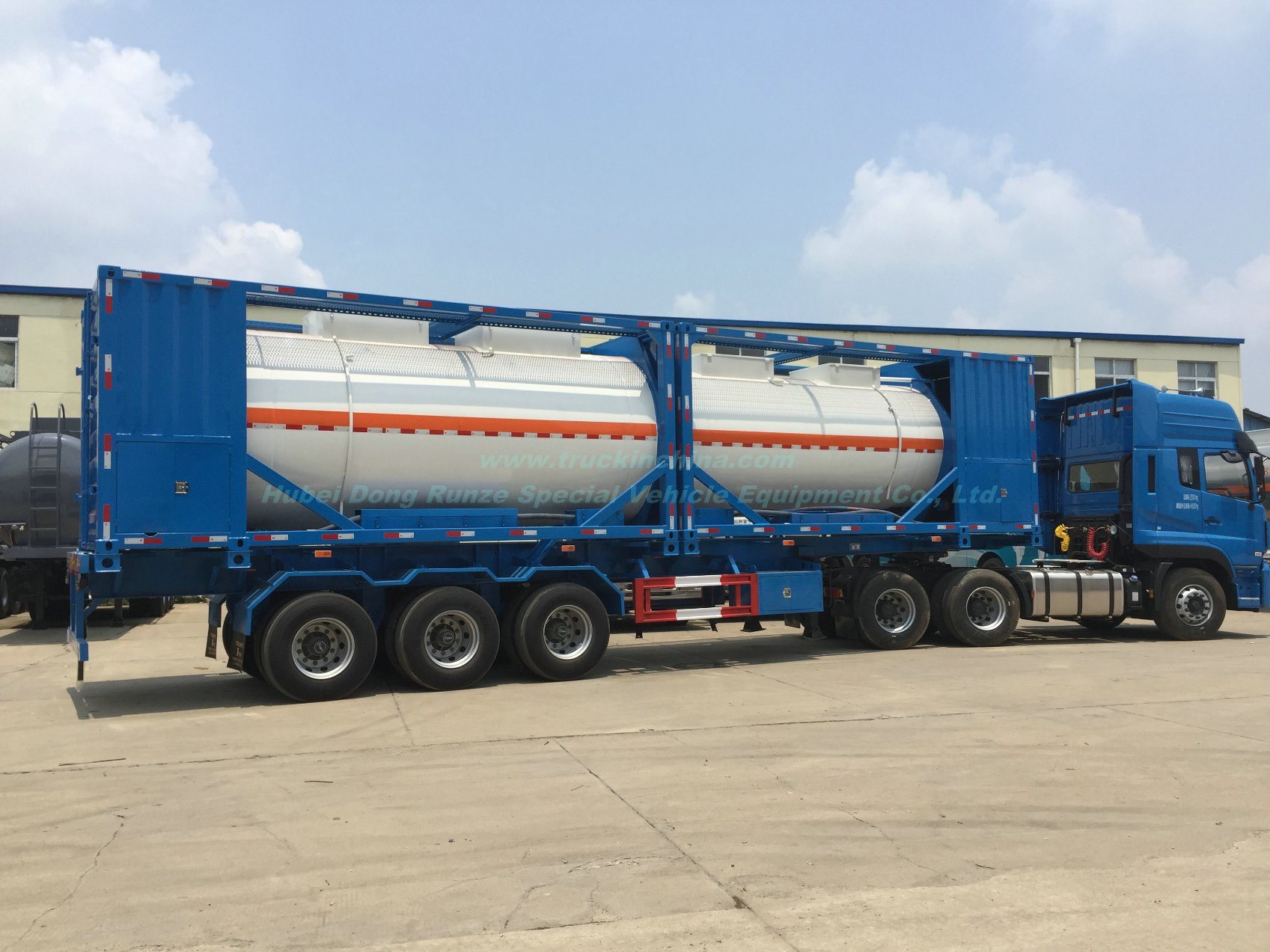 Customized Class 8 Corrosion 20FT ISO Tank Container for Fuel, Acid ...