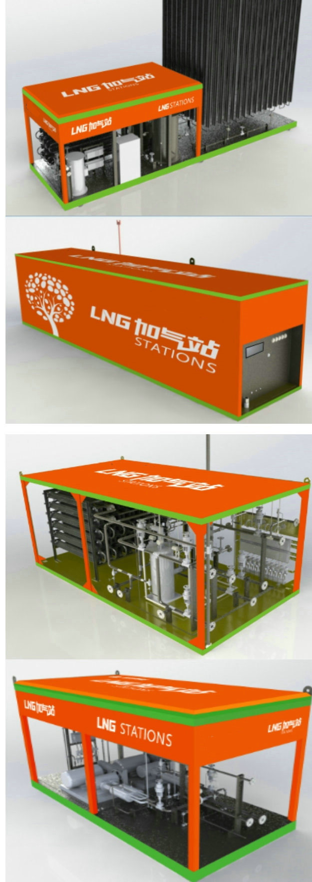 Efficient Integrated LNG Skid-Mounted Filling Station (LNG Cryogenic ...