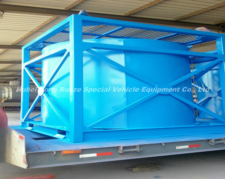 Hydrofluoric Acid Portable IBC Tank Container 5cbm-10cbm Steel Lined ...