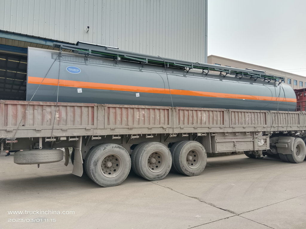 Lined PE 6604 Gallon Sodium Hypochlorite Storage Transportation Tanks ...