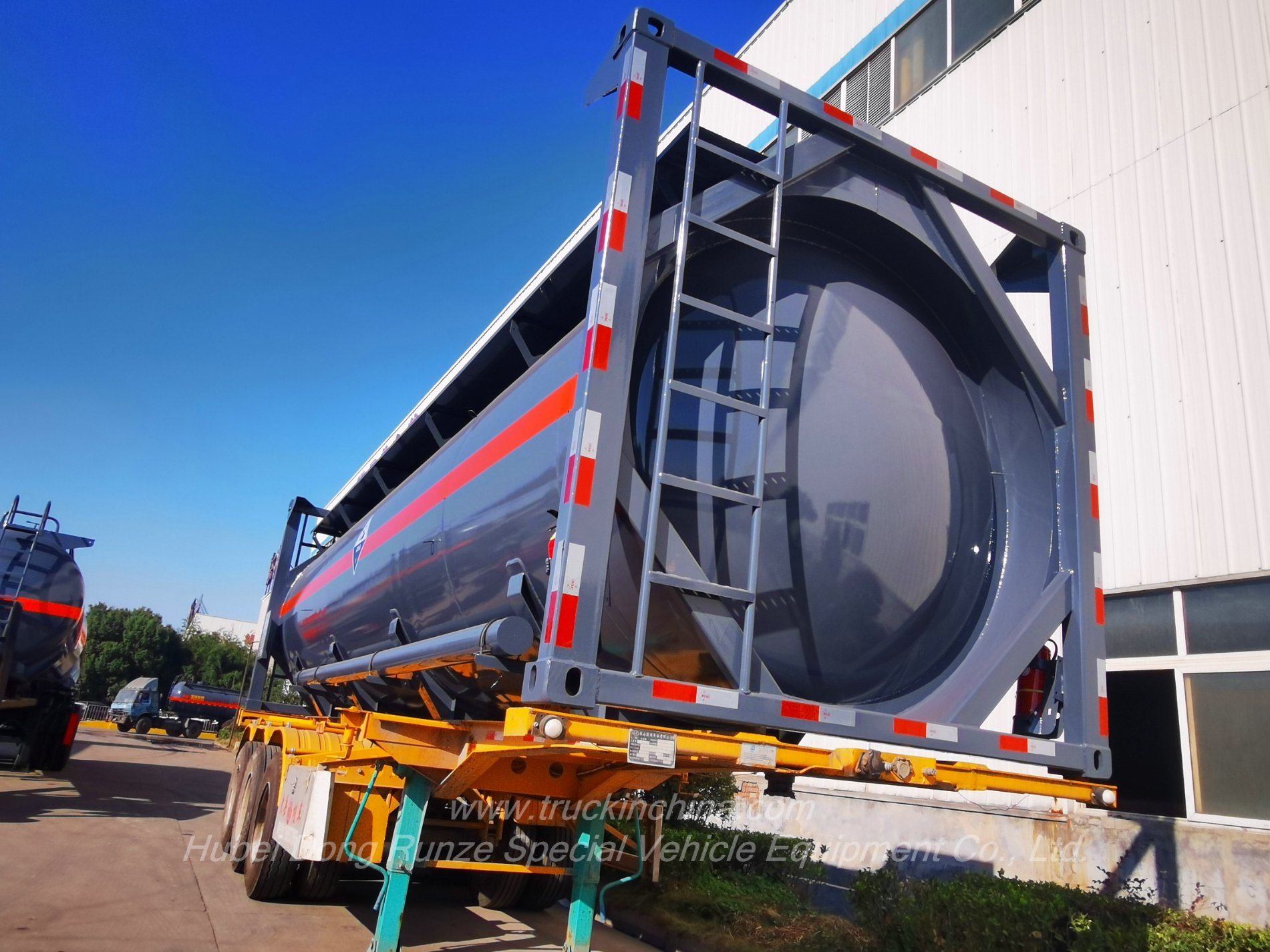 30feet Teflon ETFE Lined Steel Tank Container for Nitric Acid - Buy ...