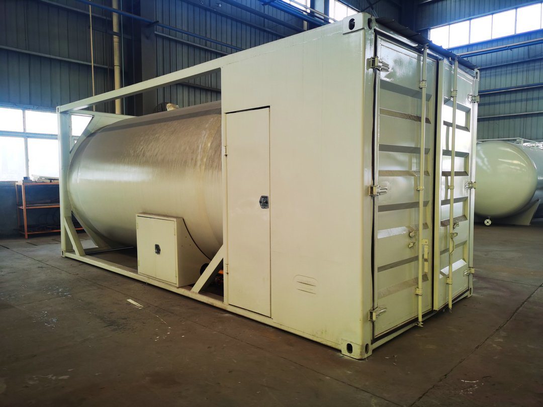 20FT LPG ISO Tank Container Skid LPG Gas Fillling Tank with LPG Dispenser