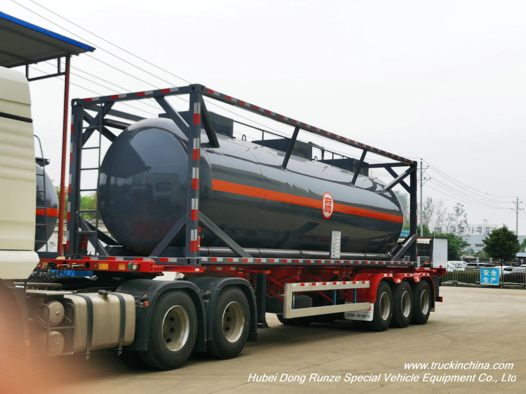 30FT Composite PE Lined Tank Container for Chemicals Hydrochloric Acid ...